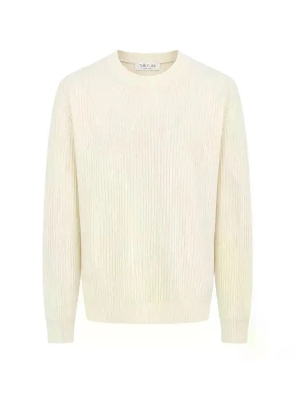 THE PULL Ribbed-knit Crew-neck Sweater