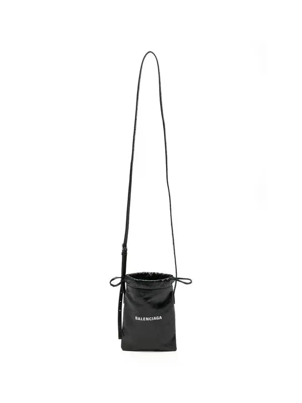 Balenciaga Shopper Phone Holder - Black