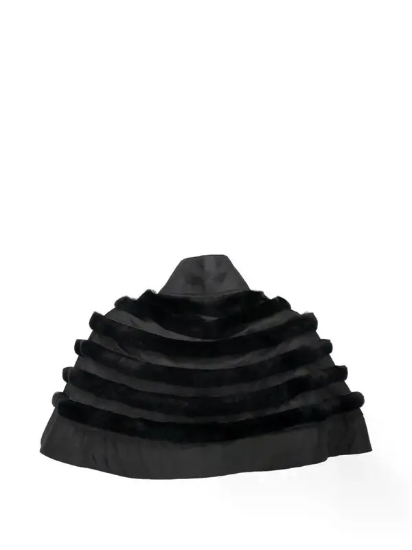 Giorgio Armani Bow-detail Cape Coat
