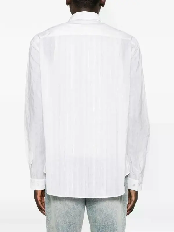 GUCCI Striped-pattern Chest-pocket Shirt