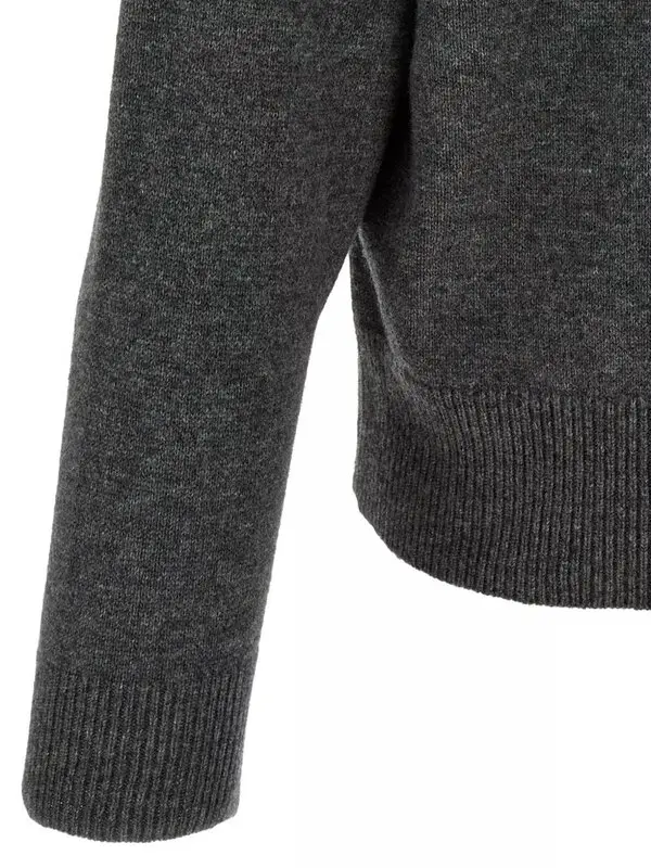 LARMERI STUDIO Camionair Zip-up Cardigan