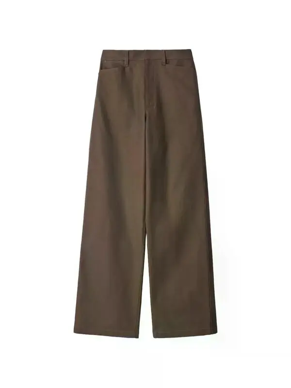 LEMAIRE Straight Pants In Heavy Cotton Twill