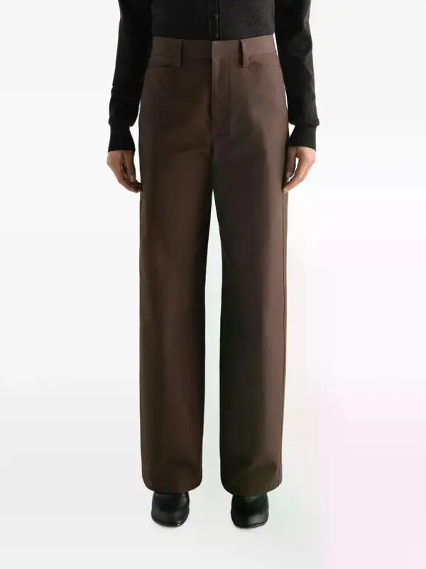 LEMAIRE Straight Pants In Heavy Cotton Twill