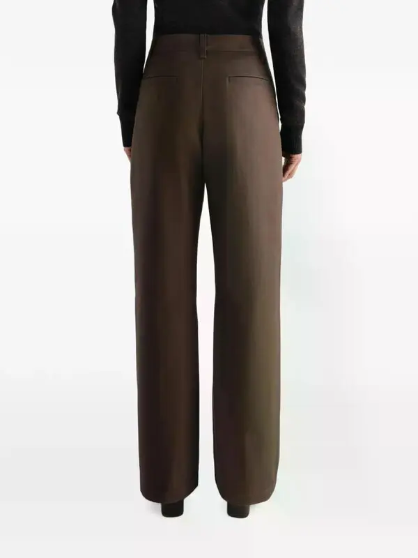 LEMAIRE Straight Pants In Heavy Cotton Twill