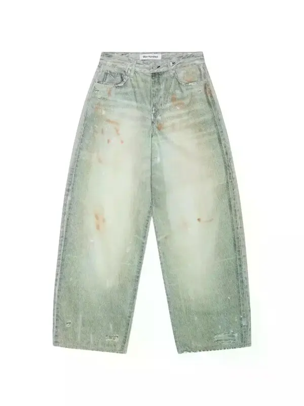 WON HUNDRED Lyon Printed Baggy Jeans