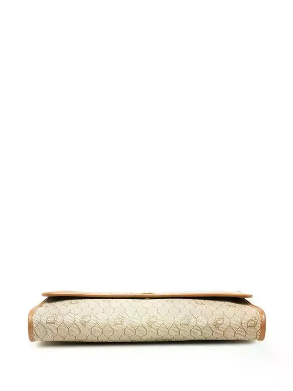 Dior 20th Century Honeycomb Coated Canvas Chain Shoulder Bag