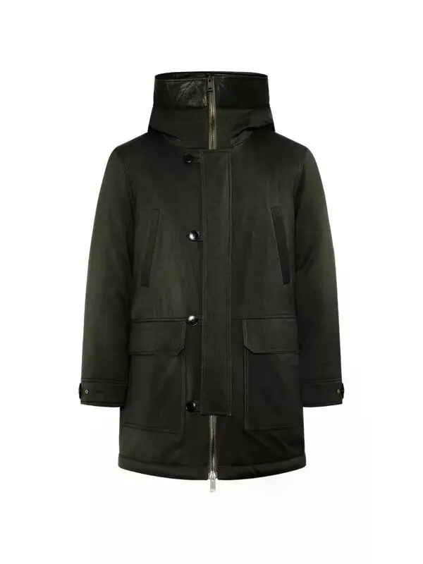 YVES SALOMON Shearling-trim Hooded Parka