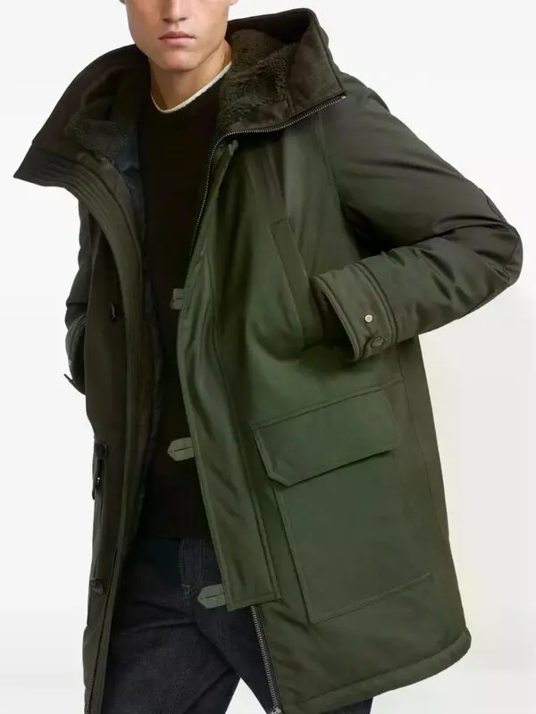 YVES SALOMON Shearling-trim Hooded Parka