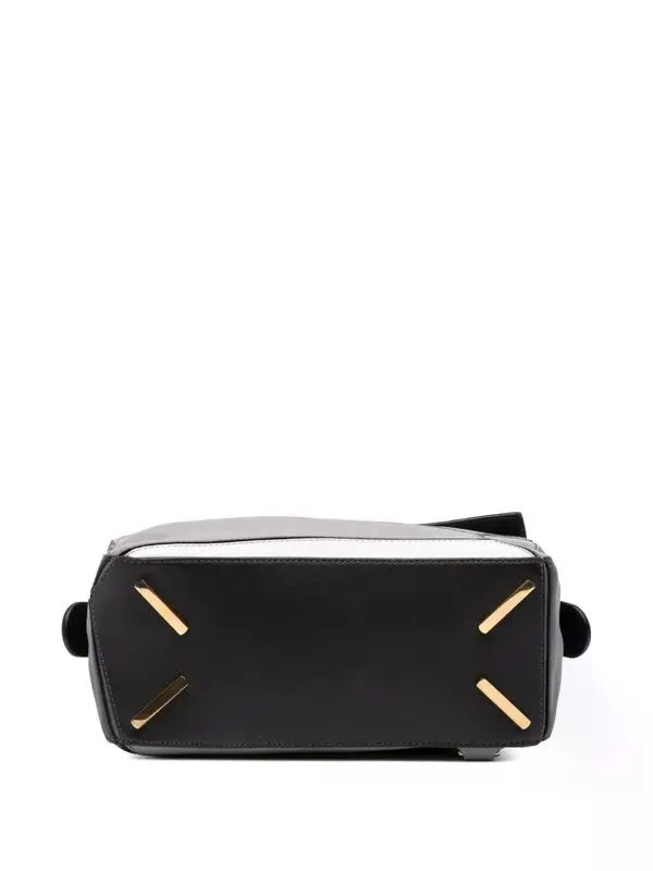 LOEWE 2017 Medium Tricolor Calfskin Puzzle Satchel