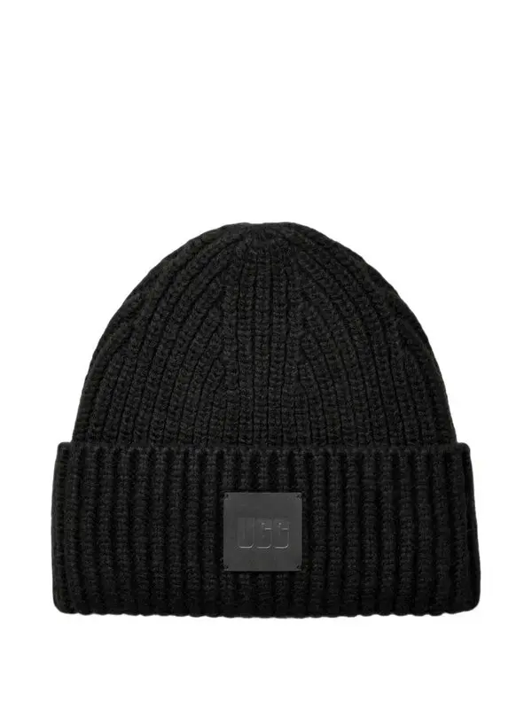 UGG Chunky Rib Beanie - Black
