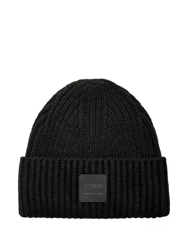 UGG Chunky Rib Beanie - Black