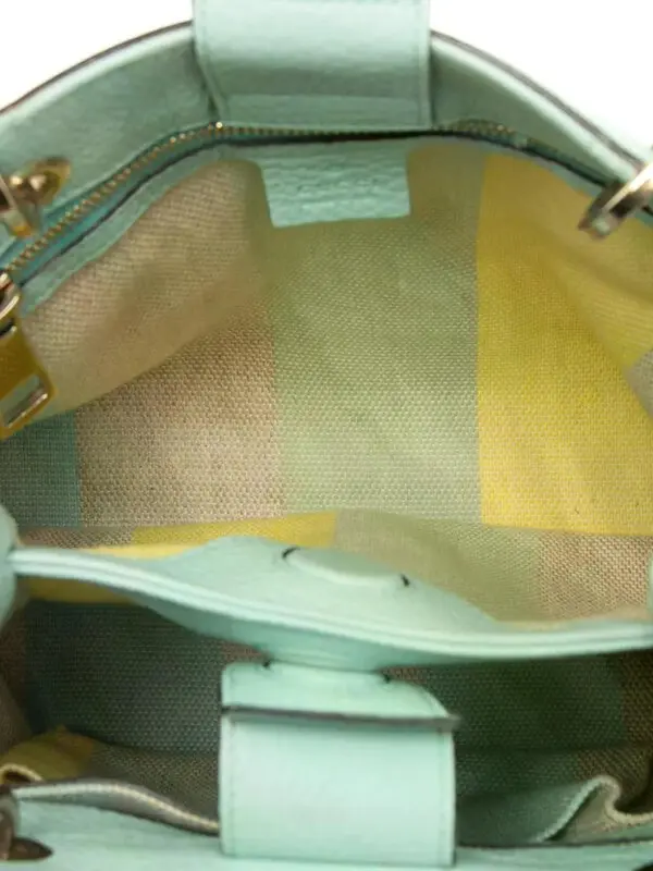 Gucci 2000-2015 Small Raffia Bamboo Shopper Satchel