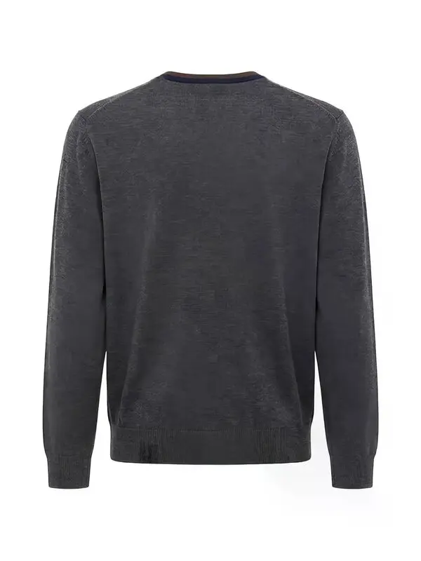 Peserico Contrast-trim Knitted Sweater