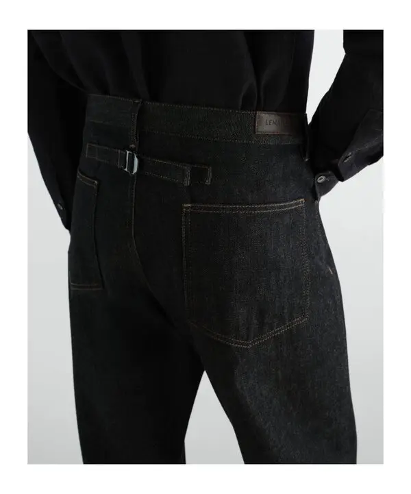 LEMAIRE Straight Leg 5 Pockets In Heavy Denim