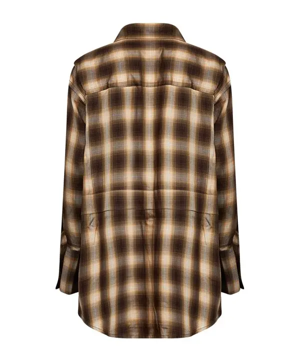 Co Long-sleeved Plaid Shirt
