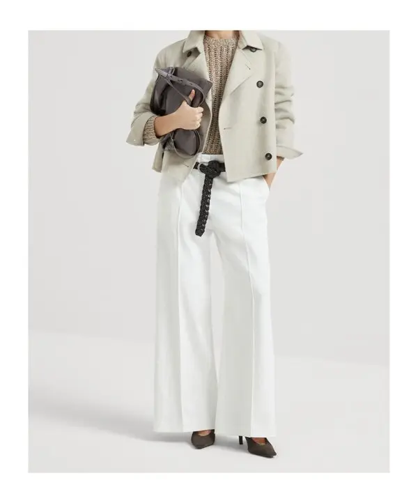 Brunello Cucinelli Coats Grey - Cold Beige
