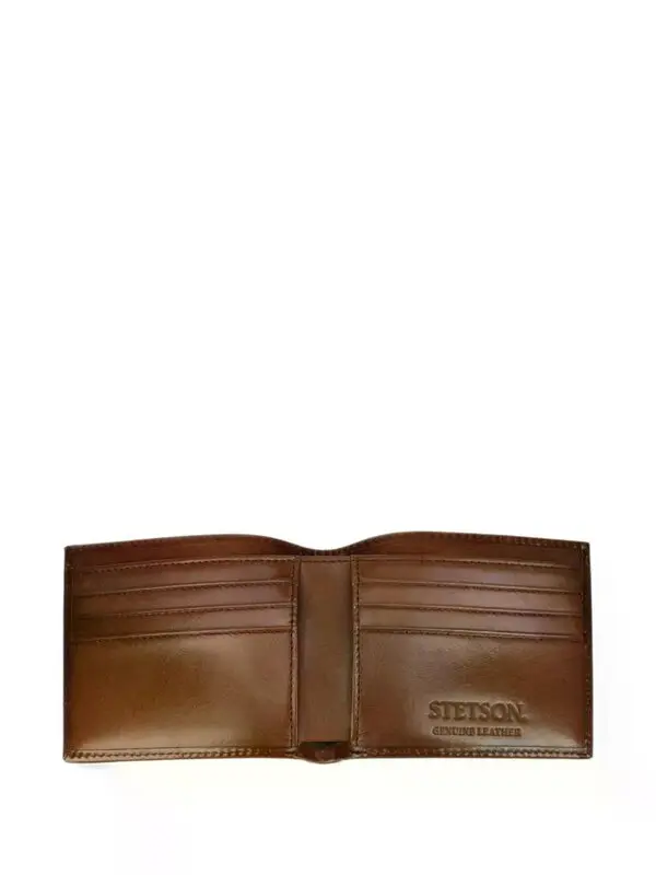 Stetson Floral-embossed Bifold Wallet