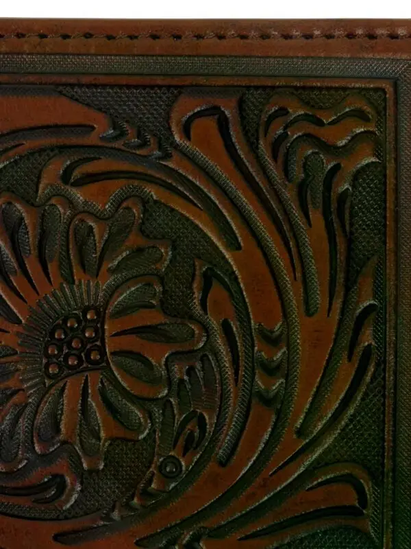 Stetson Floral-embossed Bifold Wallet