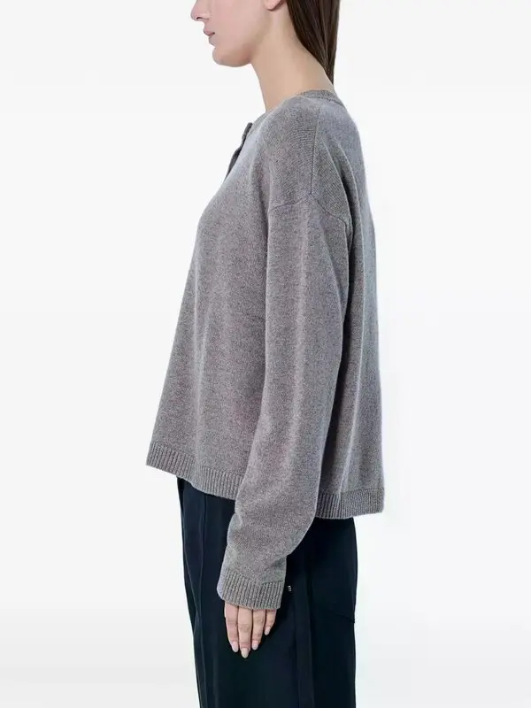 Max Mara Button-placket Knit Sweater