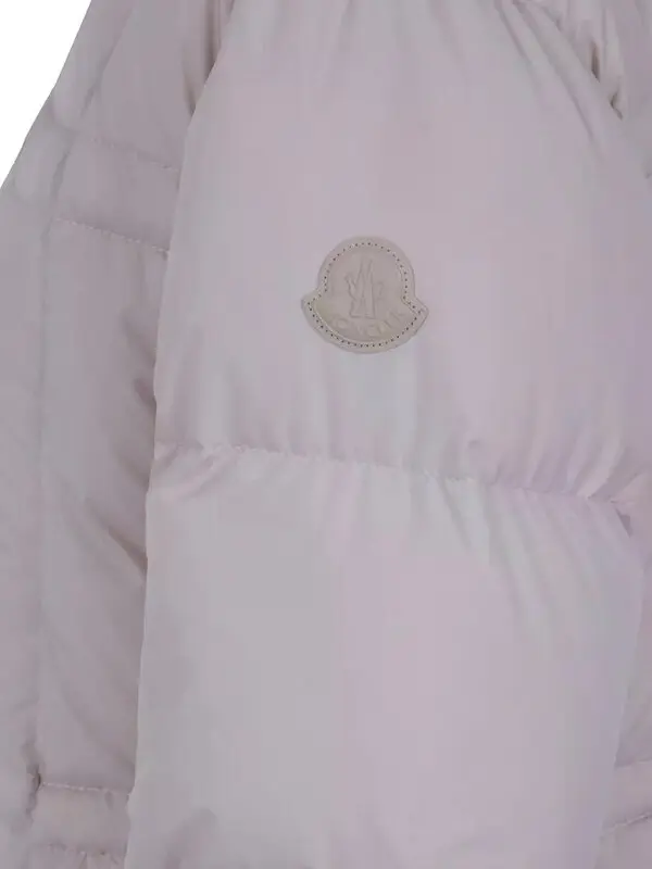 Moncler Quilted Hooded Jacket - White