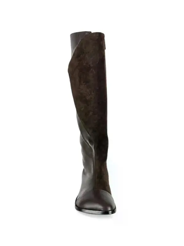 NICCOLO PASQUALETTI Dittico Panelled Leather Boots
