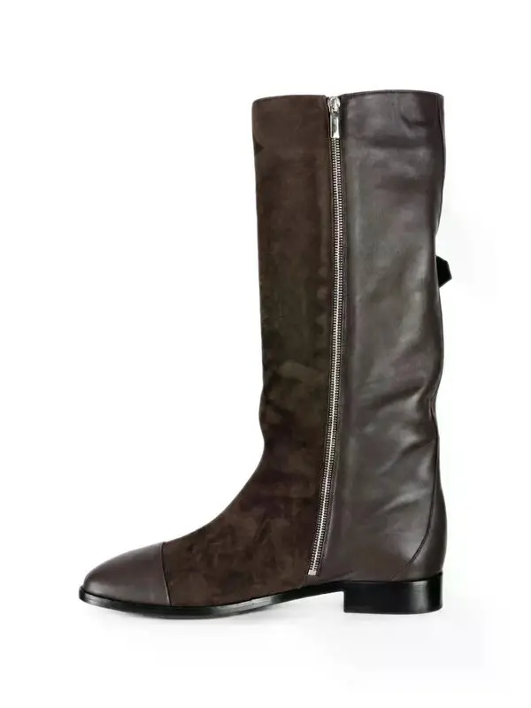 NICCOLO PASQUALETTI Dittico Panelled Leather Boots