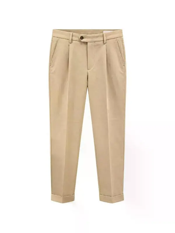 DEVORE Pleated Turn-up Trousers