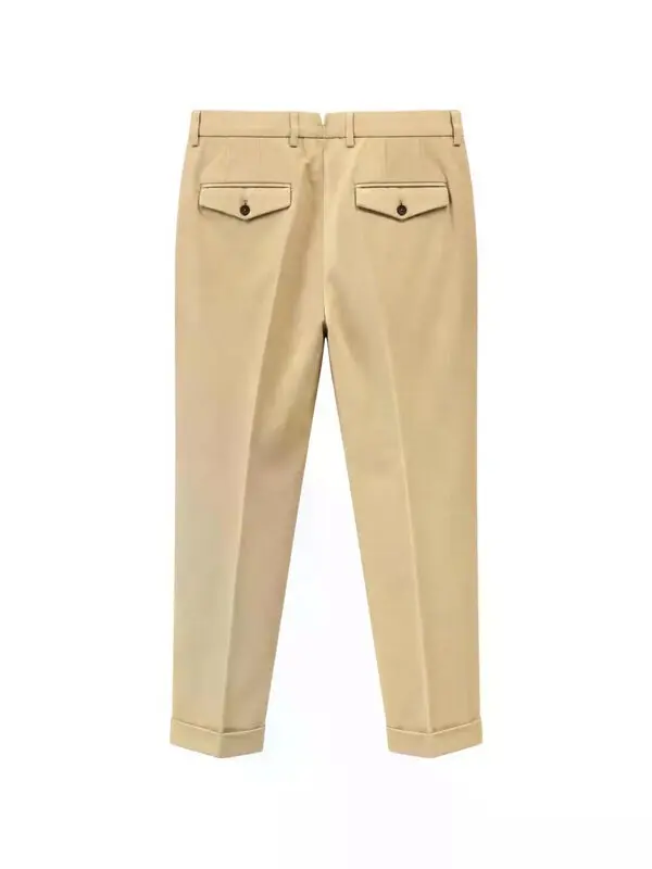 DEVORE Pleated Turn-up Trousers
