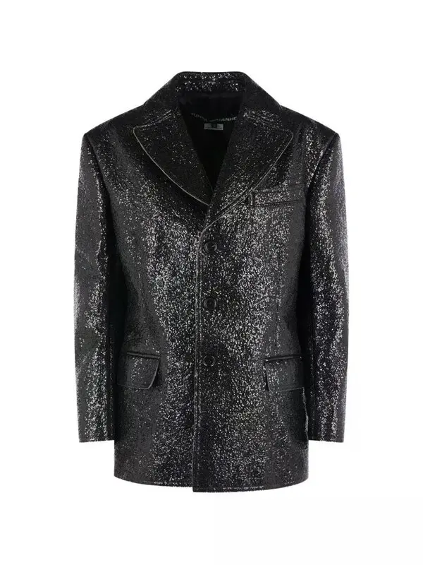 Junya Watanabe Sequin-embellished Single-breasted Blazer - Black