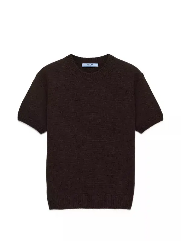 Prada Short-sleeved Cashmere Sweater