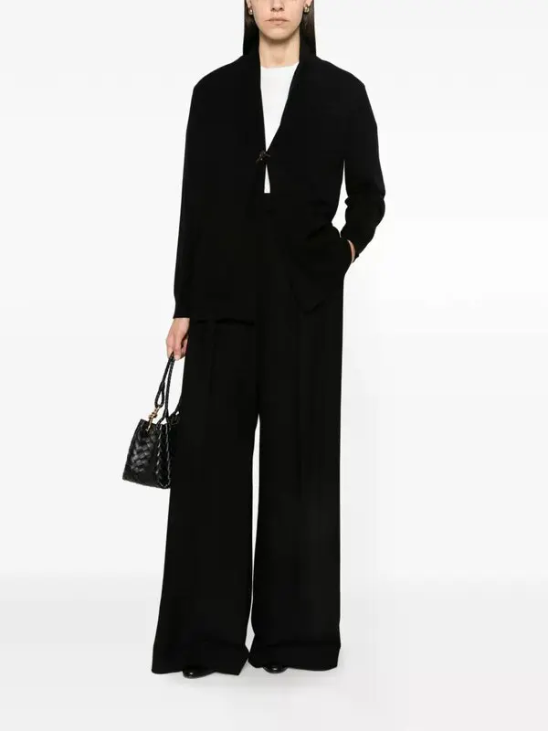 Fabiana Filippi Embellished Shawl-collar Cardigan - Black