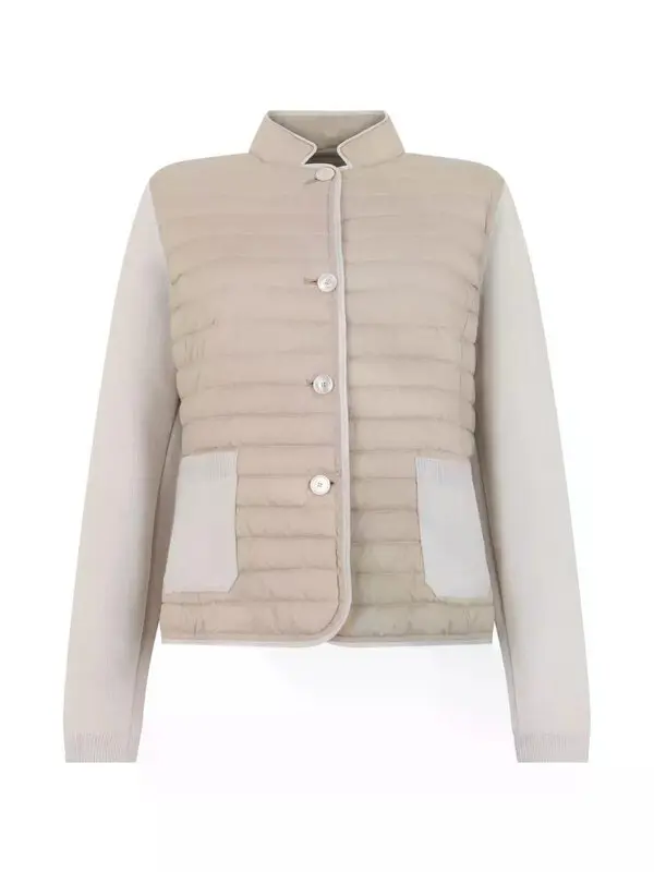 MOORER Quilted Panelled Jacket
