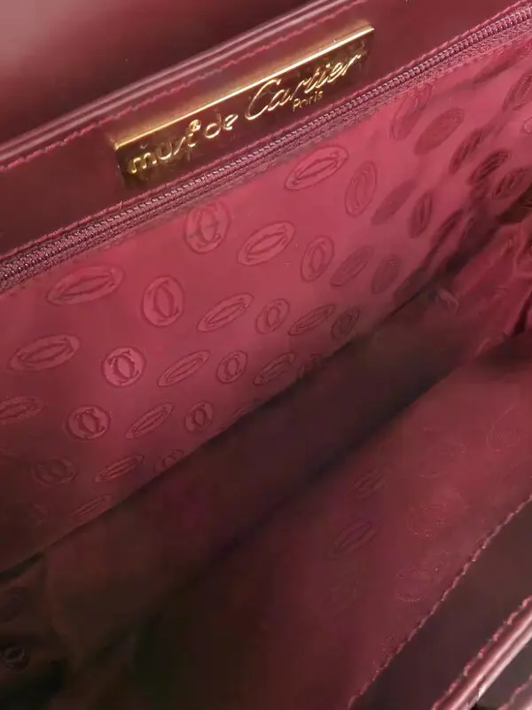 Cartier 1980-1990 Leather Must De Crossbody Bag