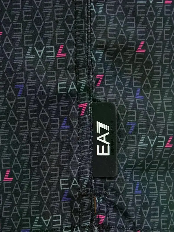 EA7 EMPORIO ARMANI Logo-print Drawstring Swim Shorts