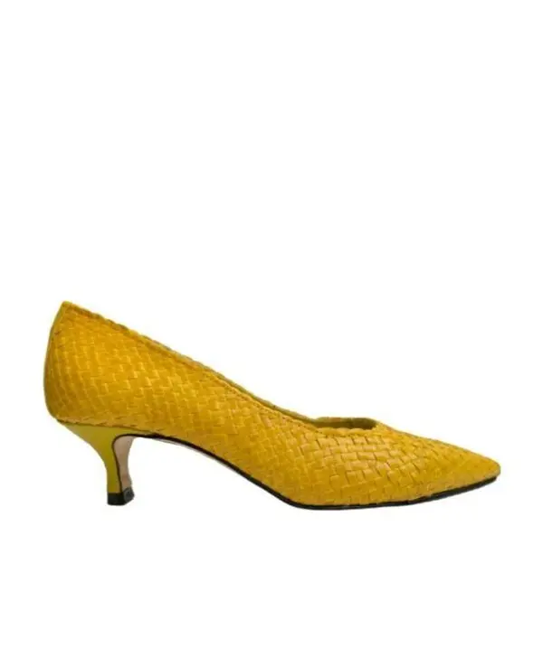 Lela Rose Pointed Knitted High Heels - Brown