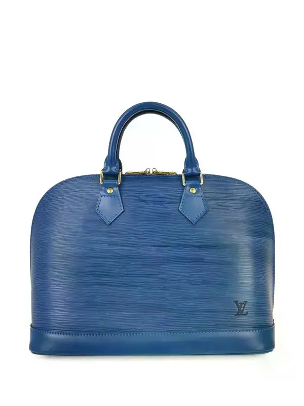 LOUIS VUITTON 1997 Epi Alma Leather Tote Bag - Blue