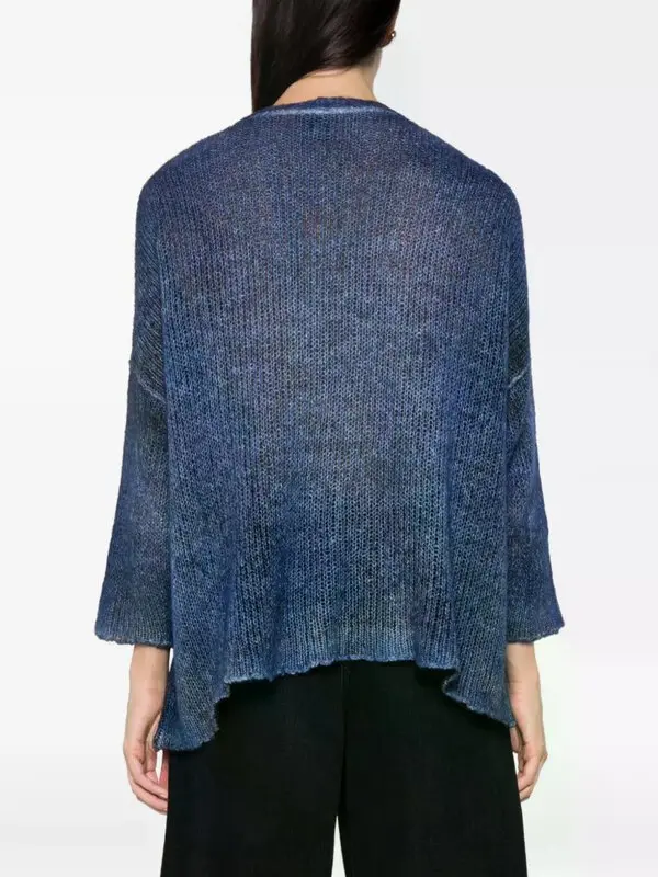 AVANT TOI V-neck Open-knit Sweater