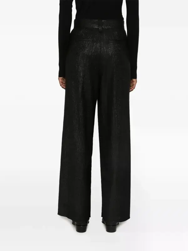 PENNYBLACK Glitter-effect Wide-leg Trousers