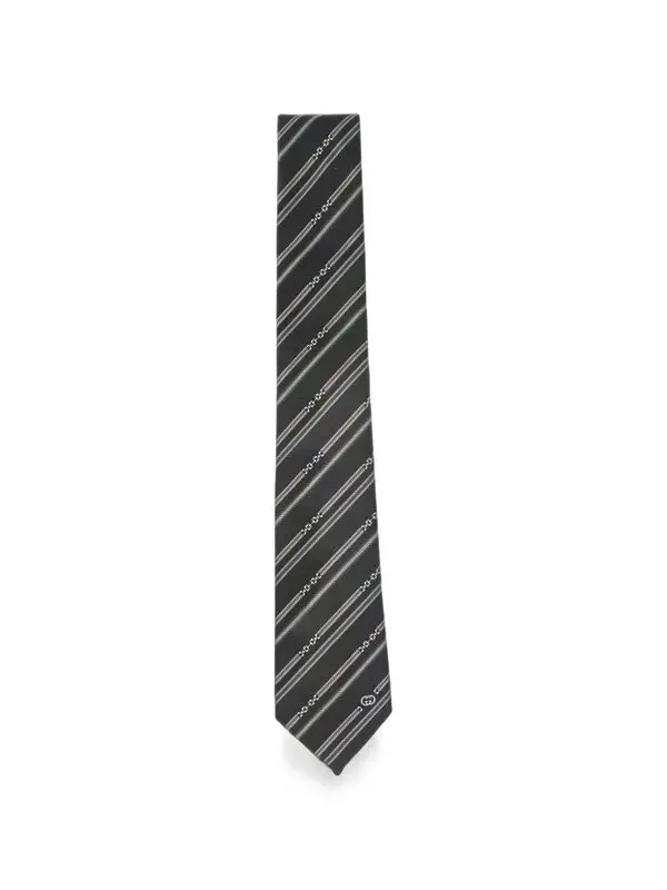 GUCCI Interlocking G Horsebit Tie