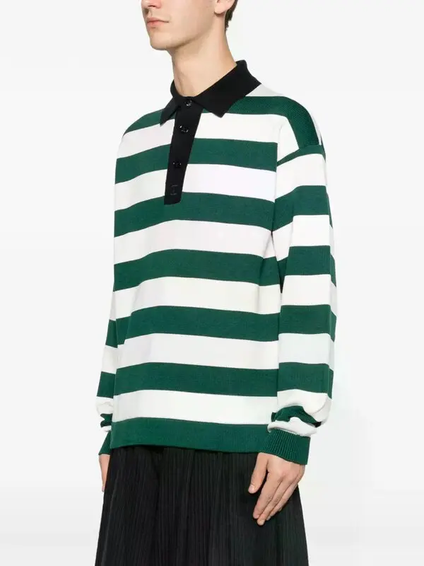 GUCCI Striped Polo Shirt