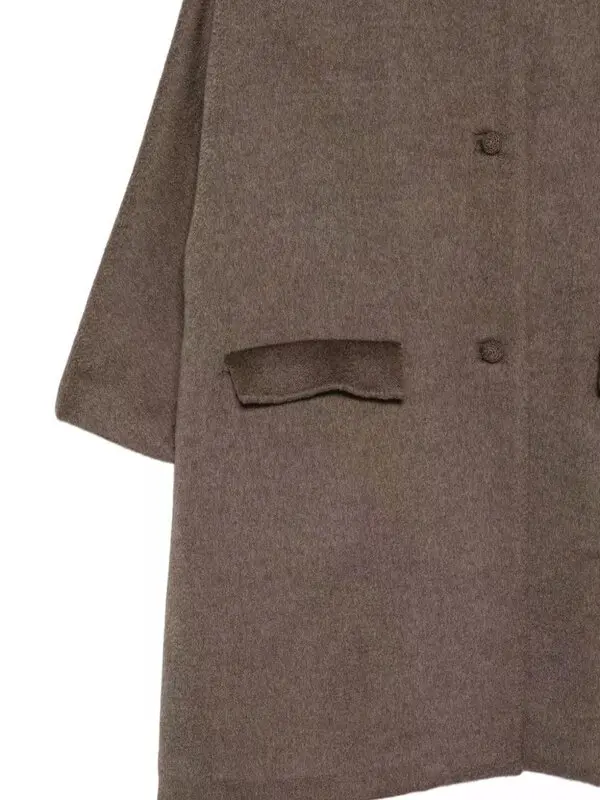 DANIELA GREGIS Button-up Cashmere Coat