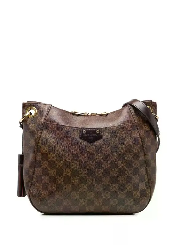 LOUIS VUITTON 2017 Damier Ebene South Bank Besace Crossbody Bag