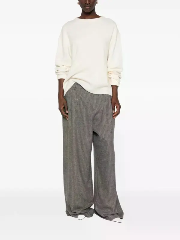 Extreme Cashmere Mike Ribbed-trim Cashmere Sweater