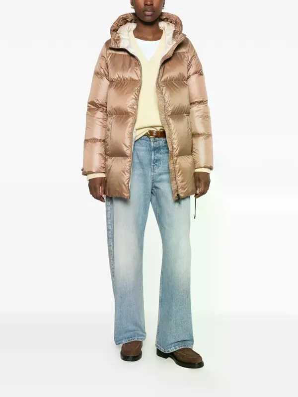 Peserico Quilted Hooded Coat