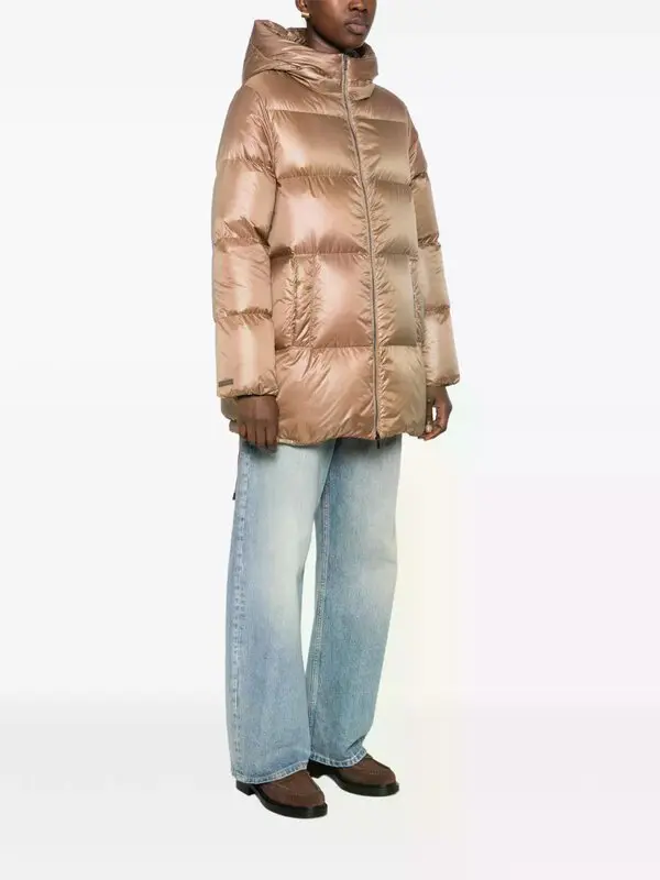 Peserico Quilted Hooded Coat