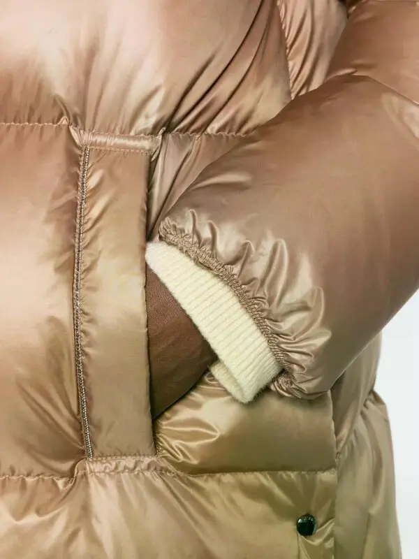 Peserico Quilted Hooded Coat