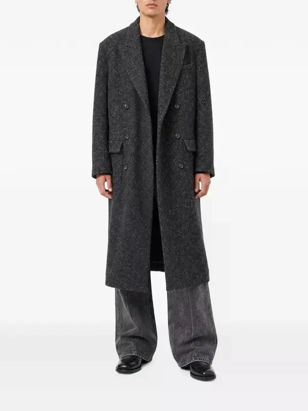 ANIPS Double-breasted Merino-wool Coat