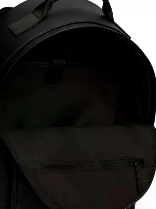 TOMMY HILFIGER Logo-print Textured-panel Backpack