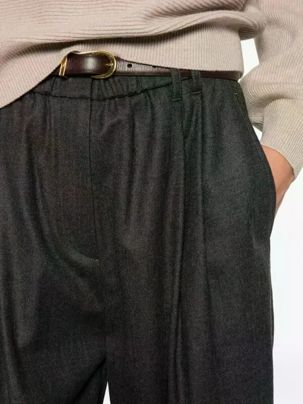 Brunello Cucinelli Pleated Wool Trousers