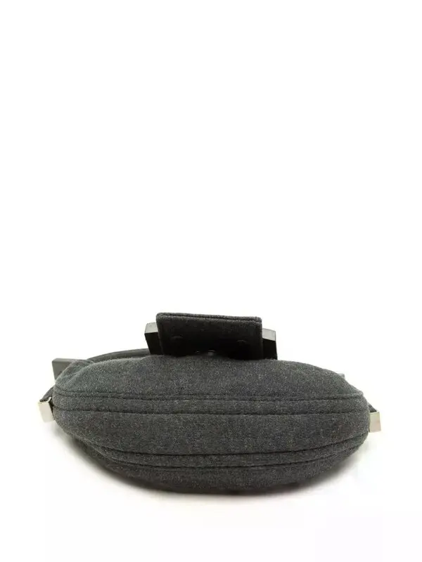 Fendi 2000-2010 Mini Wool Croissant Handbag